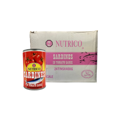 Nutrico Sardine 400g x 24 Units — HarimauFresh - Online Groceries Malaysia